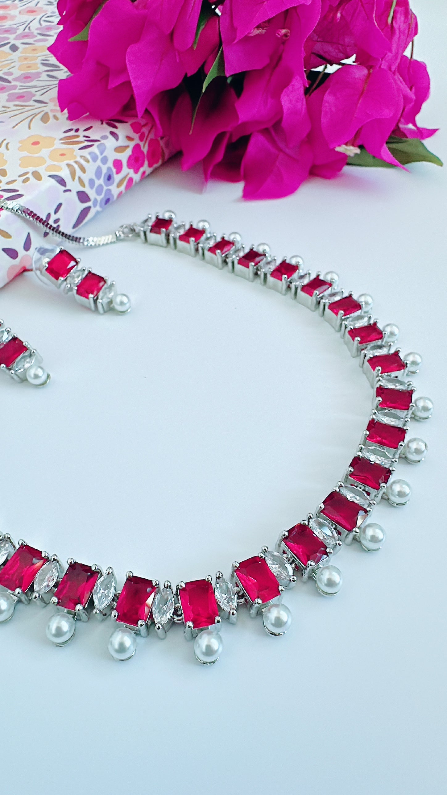 American Diamonds Sets (Silver Finish) – Shukra By Kshitija